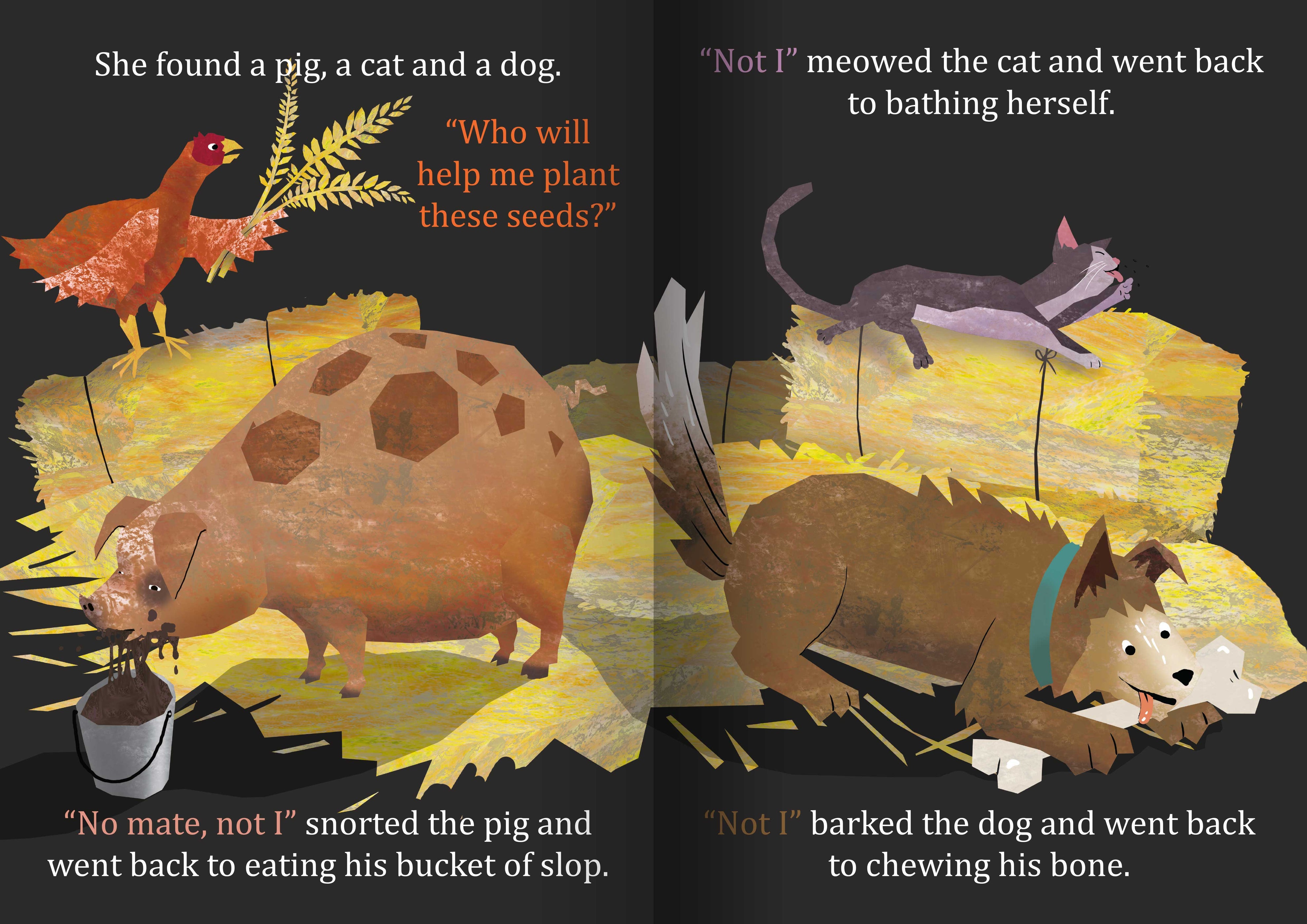 The Little Red Hen Fairy Tale Big Book — Oz Publishing