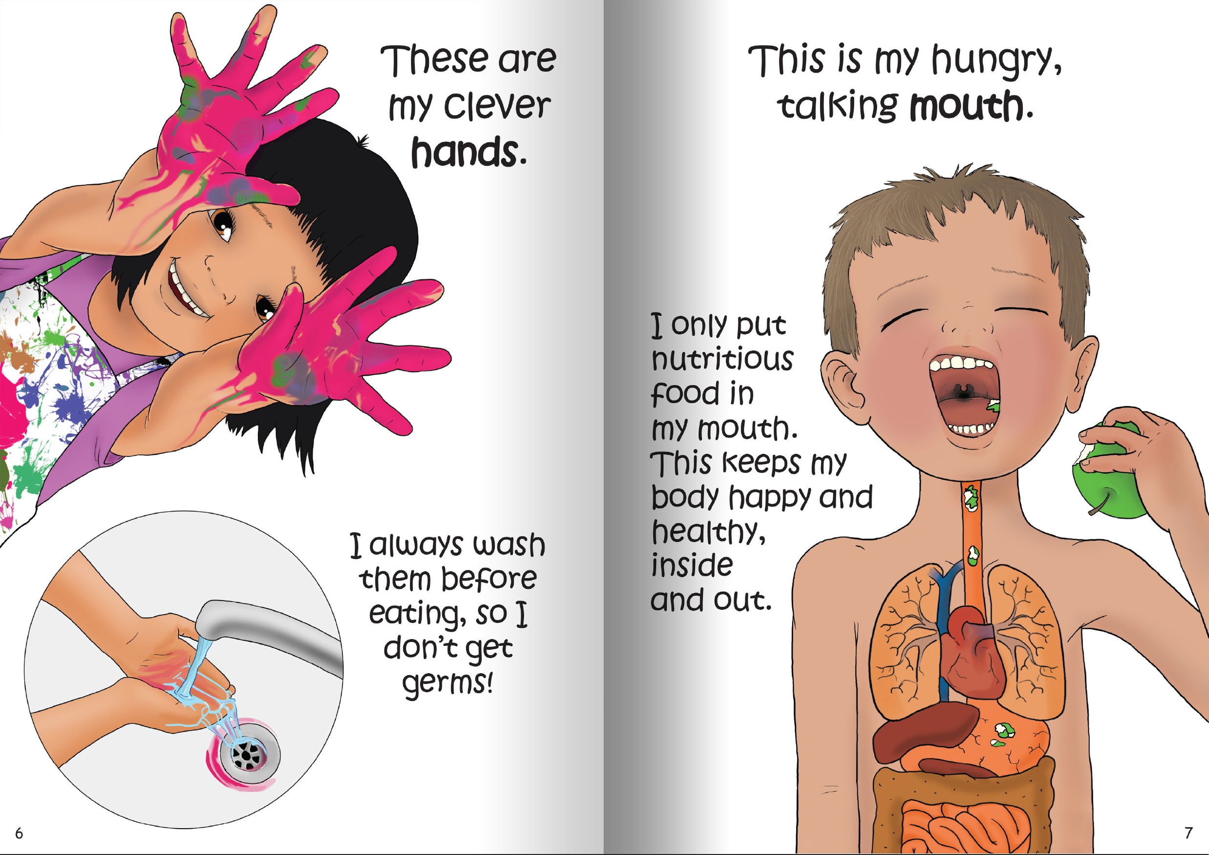 This is my healthy body Big Book with FREE Large anatomy poster! — Oz ...